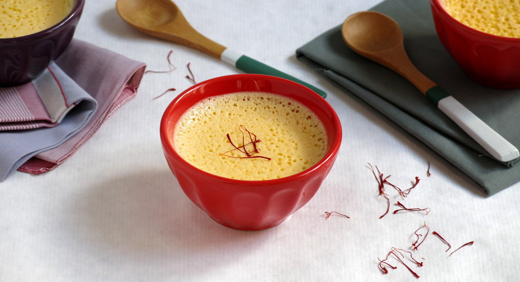 Petits pots de crème au safran